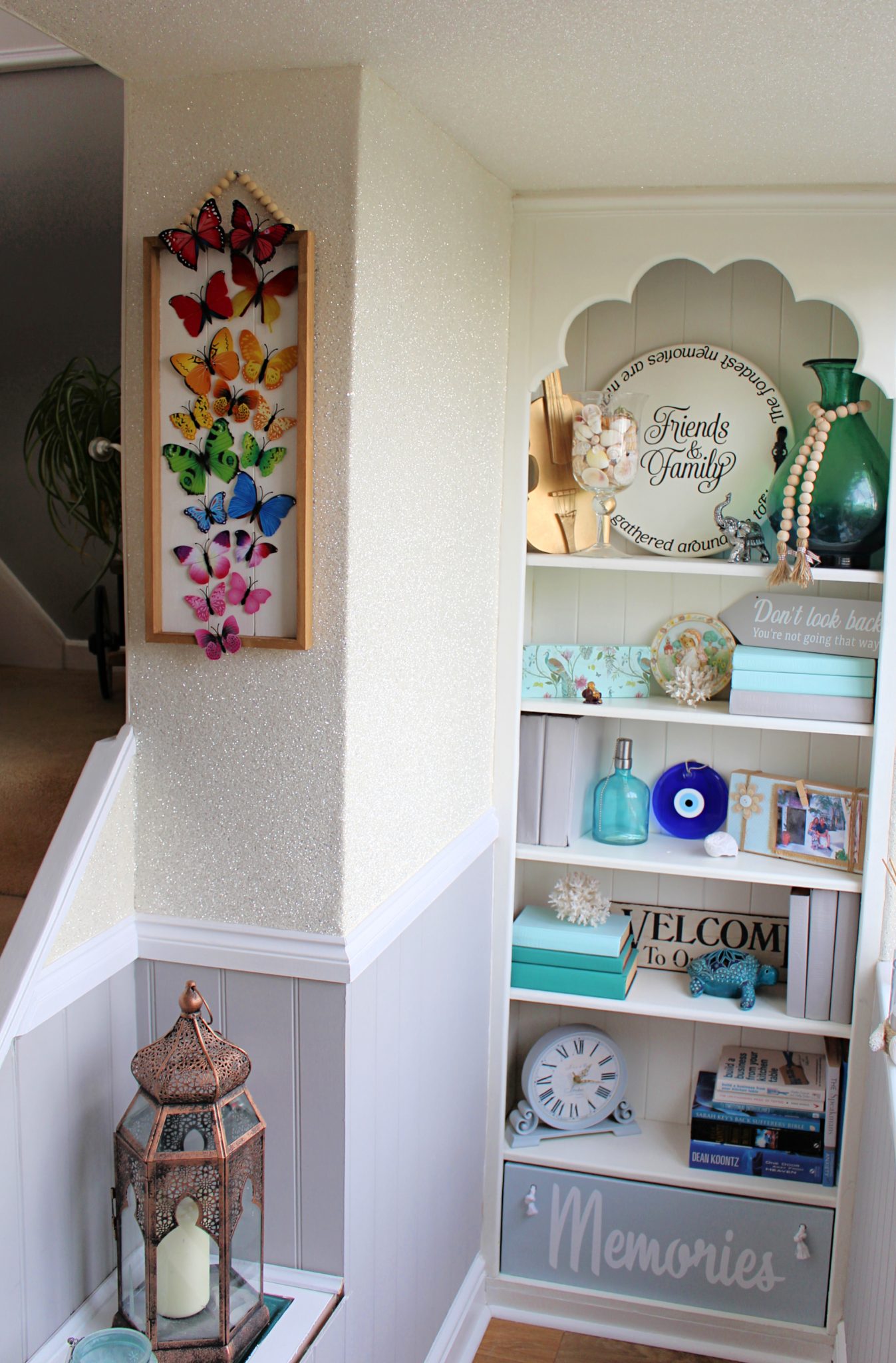 Simple DIY Colourful Rainbow butterfly display - Once a Duckling