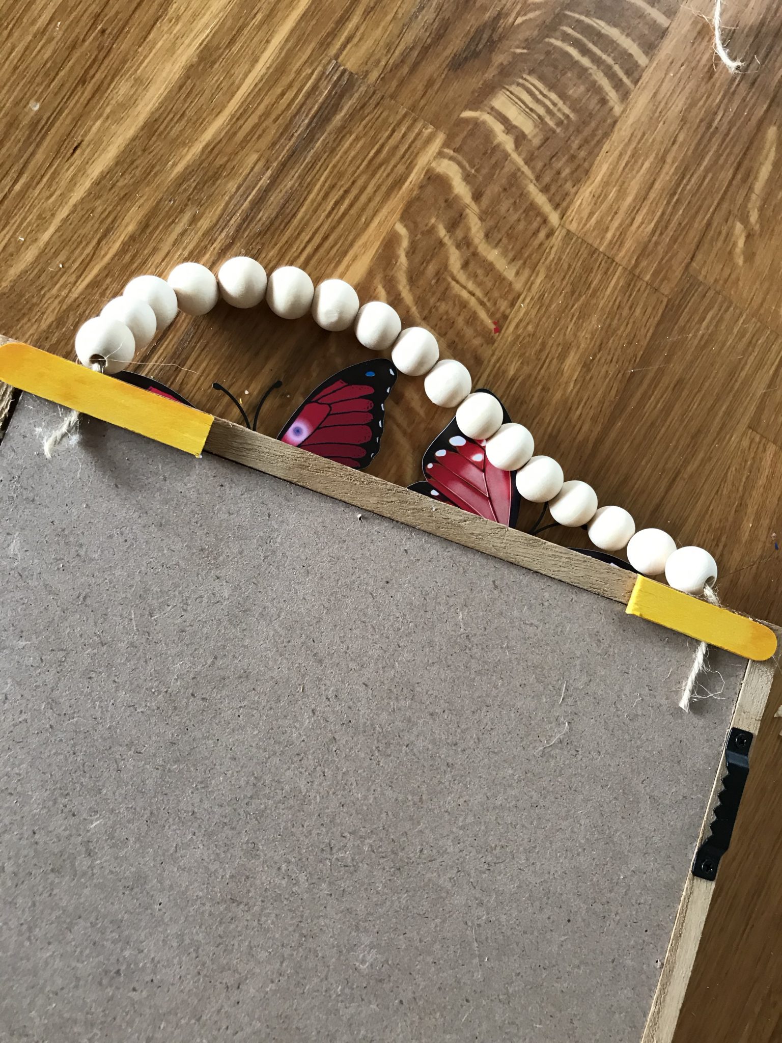 Simple DIY Colourful Rainbow butterfly display - Once a Duckling