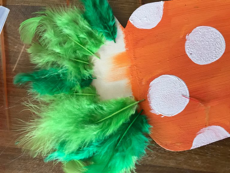 Cute Hobbycraft template Carrot Patch Sign - Once a Duckling