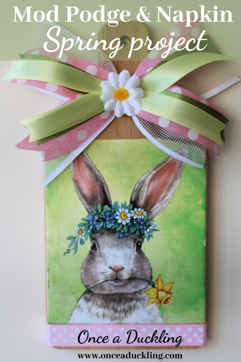 Bright and Happy Spring Bunny! - Once a Duckling