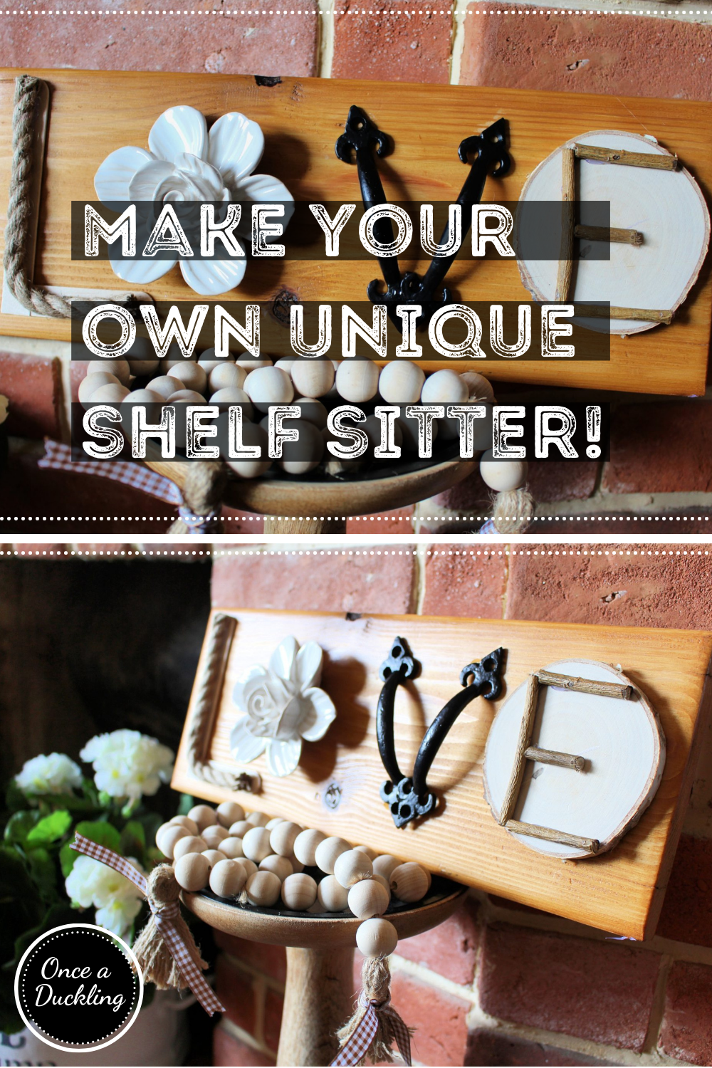 Random items and materials LOVE sign - Once a Duckling
