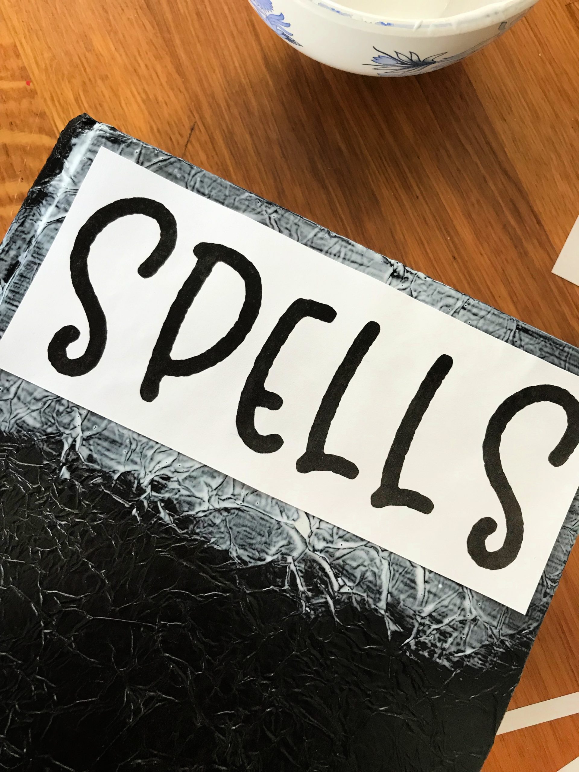 Simple budget DIY Halloween spell book! - Once a Duckling
