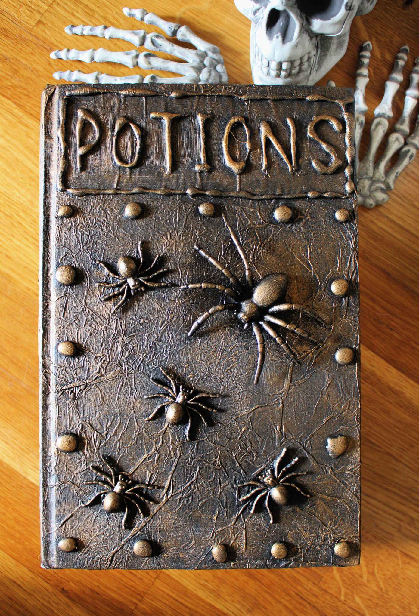 Simple budget DIY Halloween spell book! - Once a Duckling