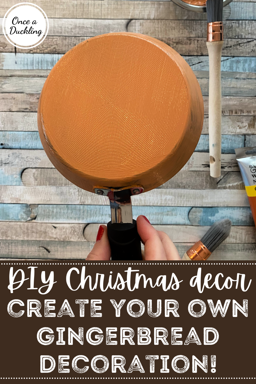 Mini frying pan Gingerbread man - Once a Duckling