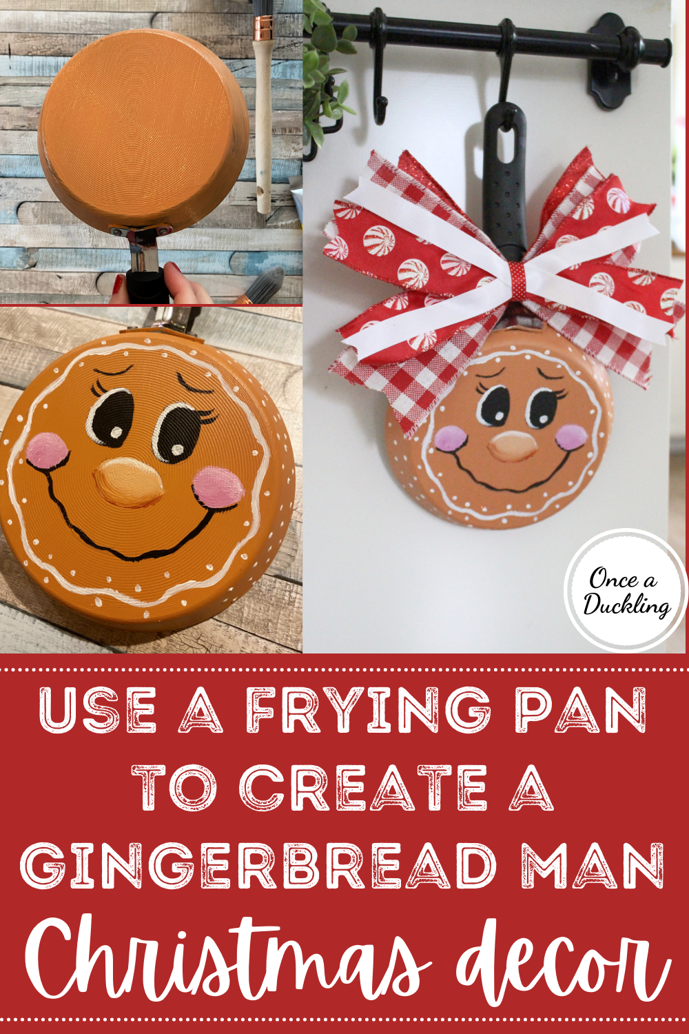 Mini frying pan Gingerbread man - Once a Duckling