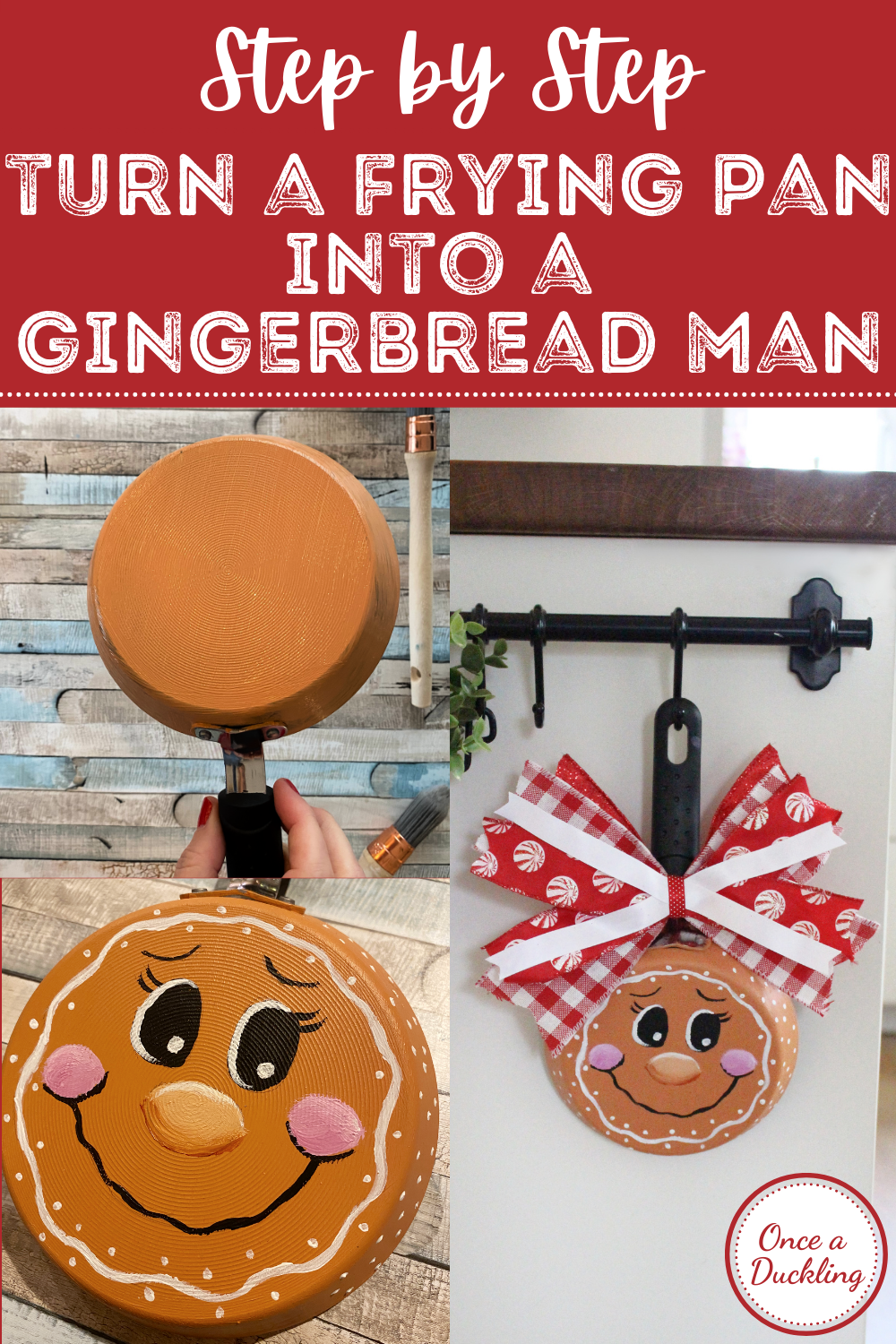Mini frying pan Gingerbread man - Once a Duckling