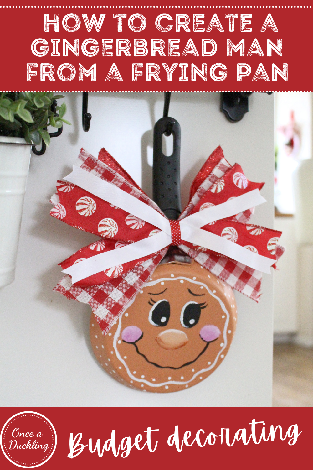 Mini frying pan Gingerbread man - Once a Duckling