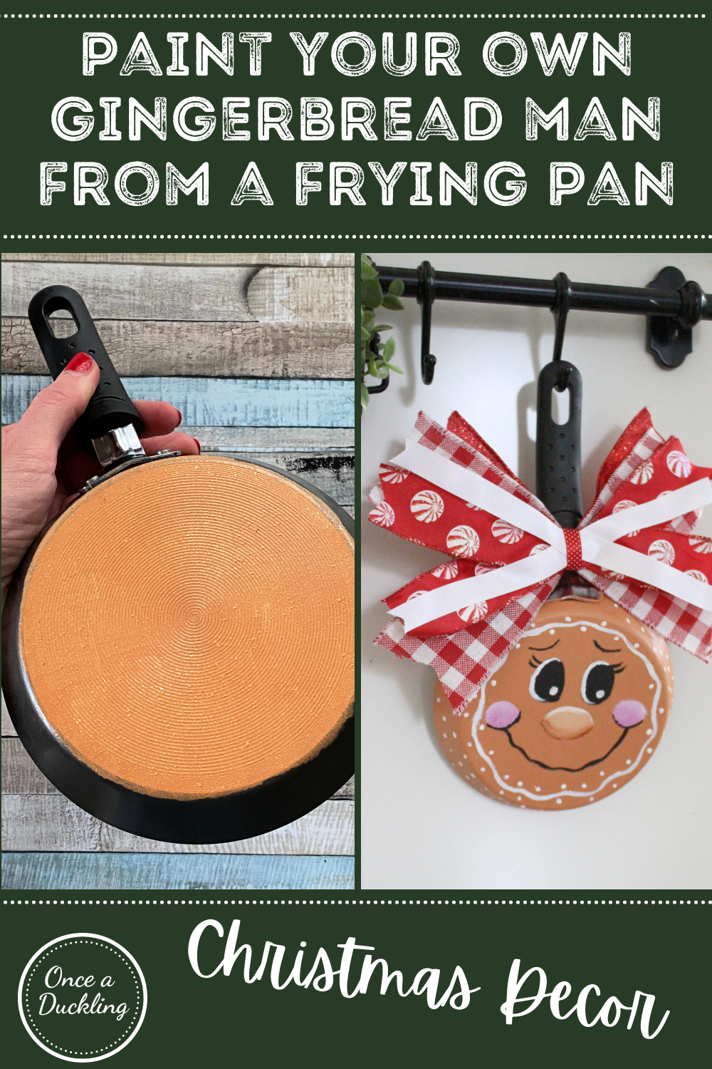 Mini frying pan Gingerbread man - Once a Duckling