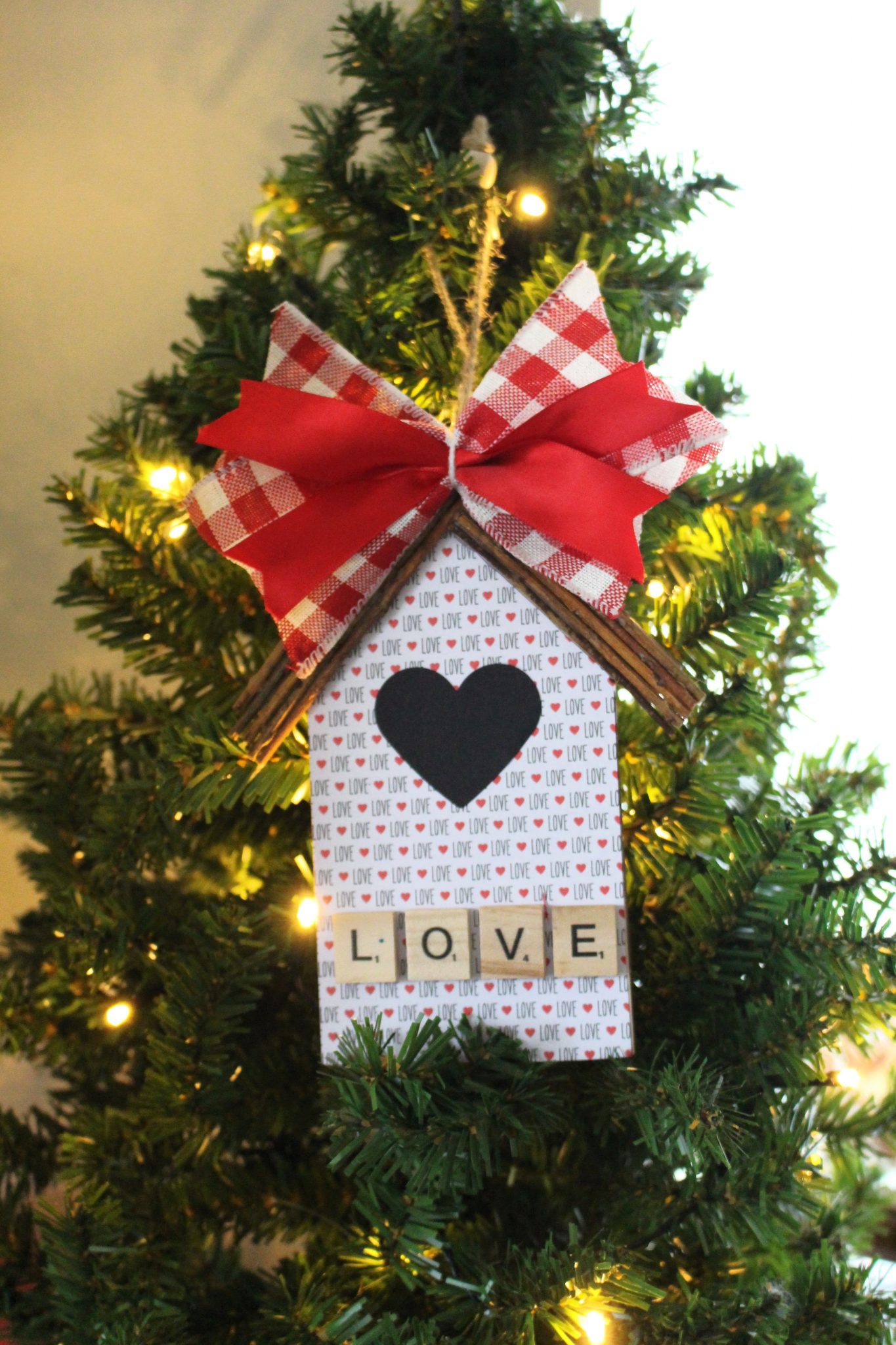 Bring on the LOVE with a Valentine tree - Once a Duckling