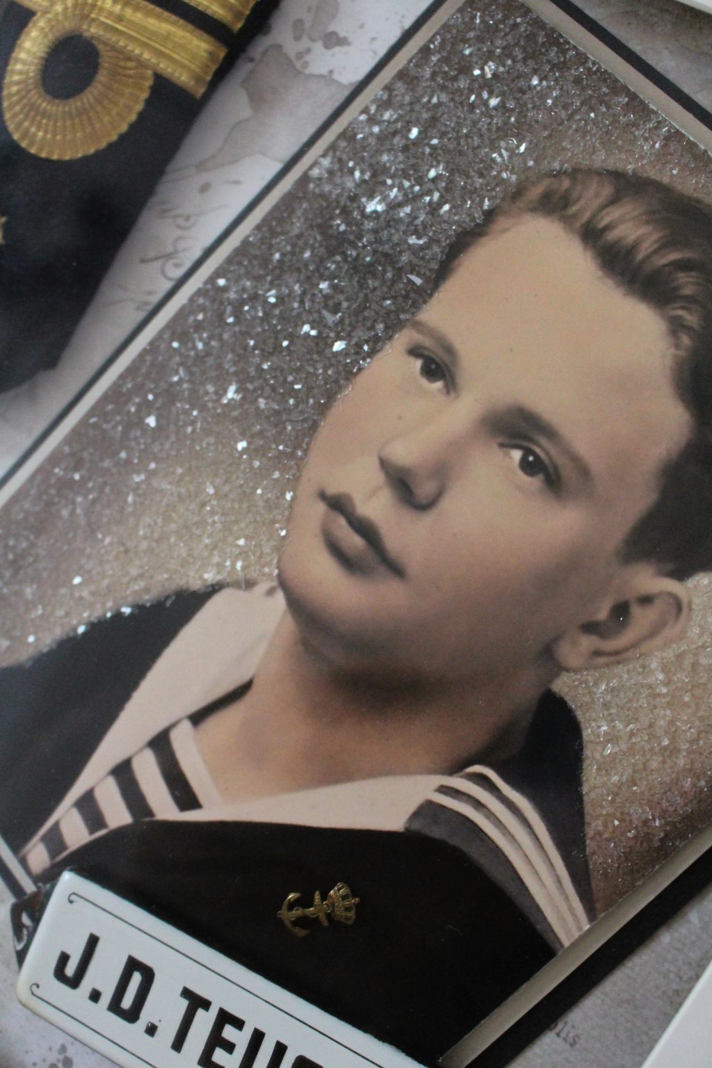 Using a Box Frame to display sentimental items - Once a Duckling