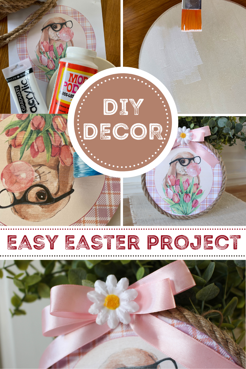 THE easiest Easter project - with free printable - Once a Duckling